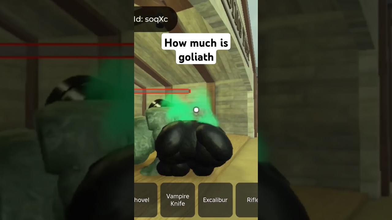 how much is goliath??