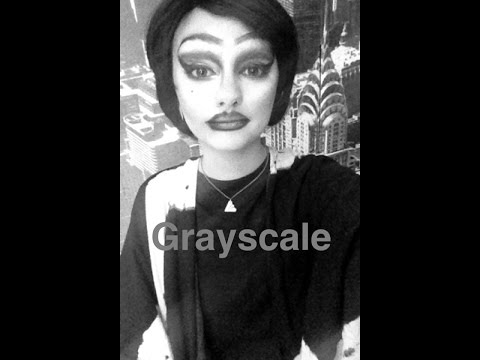 Film noir, Grayscale Makeup black and white