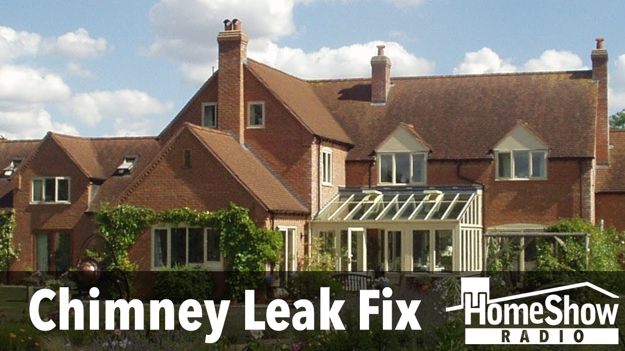 How can I tell if a chimney leak is a brick problem or flashing problem?