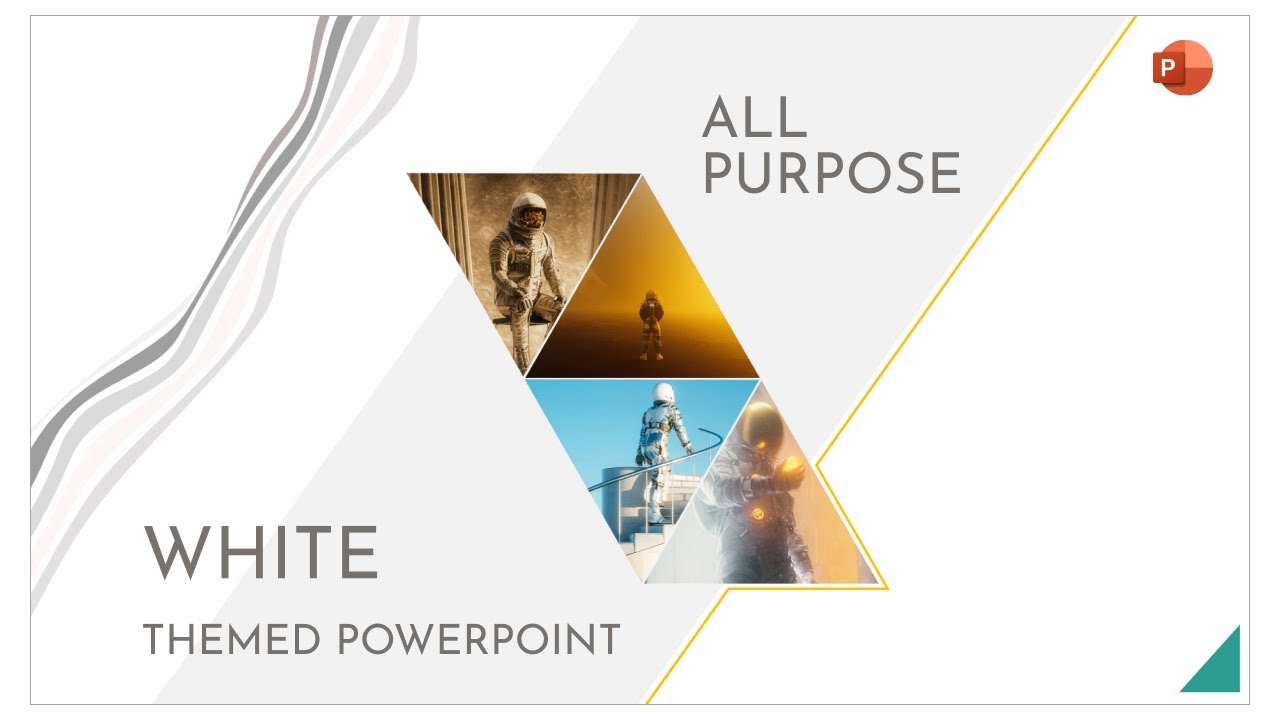 Minimalist White Presentation Template | Download PowerPoint Template | O J Edits