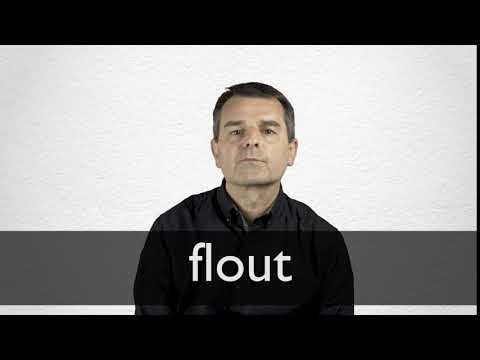 FLOUT - Meaning & Translations | Collins English Dictionary