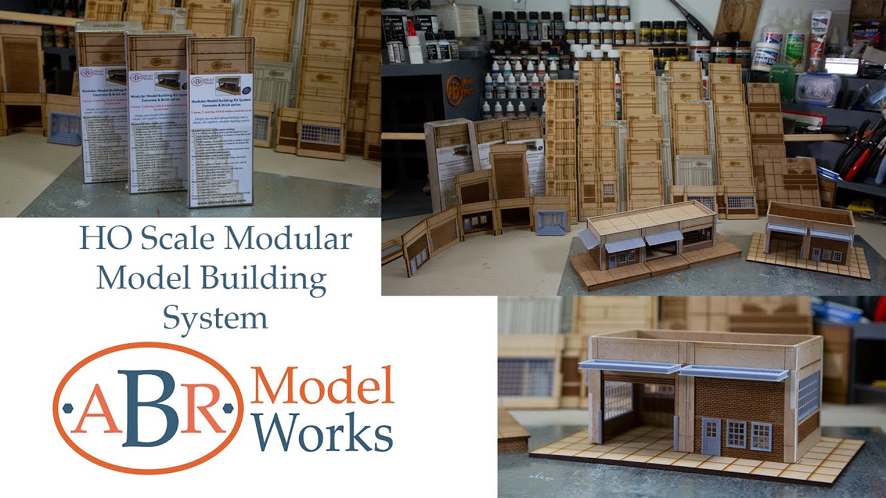 HO Scale Modular Model Building System Overview
