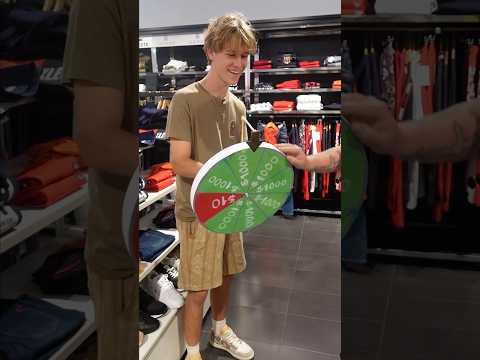 Spin the wheel to win $1000 but wheel spins forever 😂😠#comedy #funny