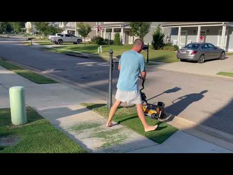 Fiskars Stay Sharp Reel Mower - Electric Conversion - First Cut