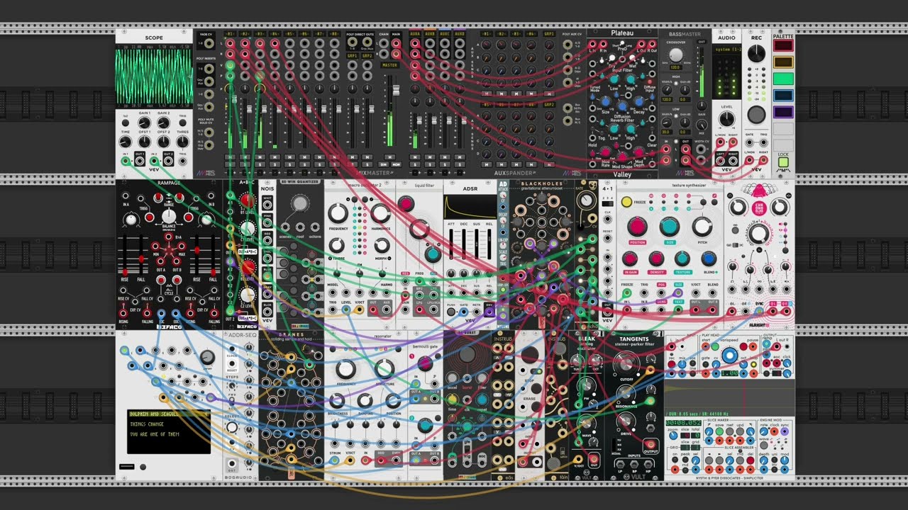 Teletype Study #5 (Dolphin and Seagull) | VCV Rack Ambient Teletype