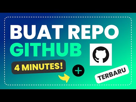 Tutorial Cara Membuat Repository Github - Terbaru & Mudah Dalam 4 Menit | Create a New Repository