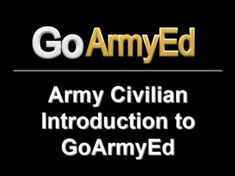 Army Civilian Introduction to GoArmyEd
