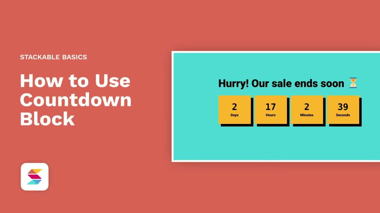 How to Use the Stackable Countdown Block