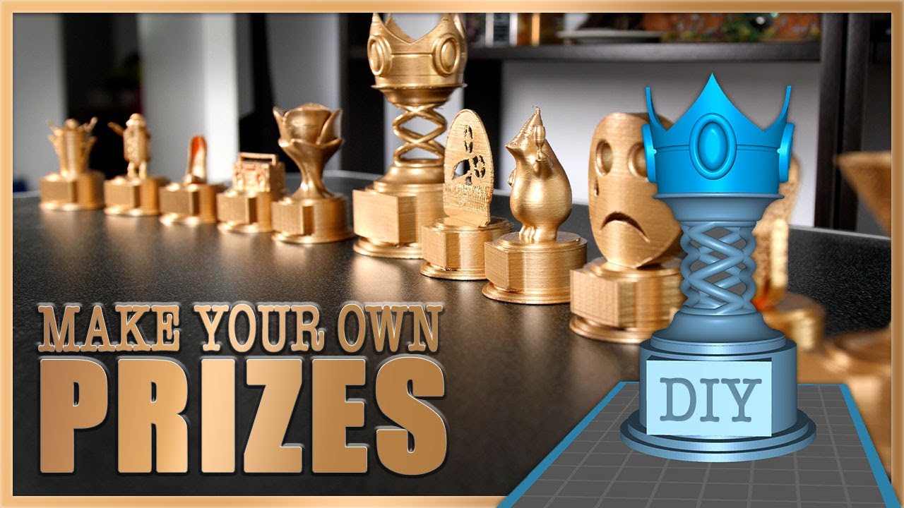 Custom Trophies | 3D Printed Party Prizes
