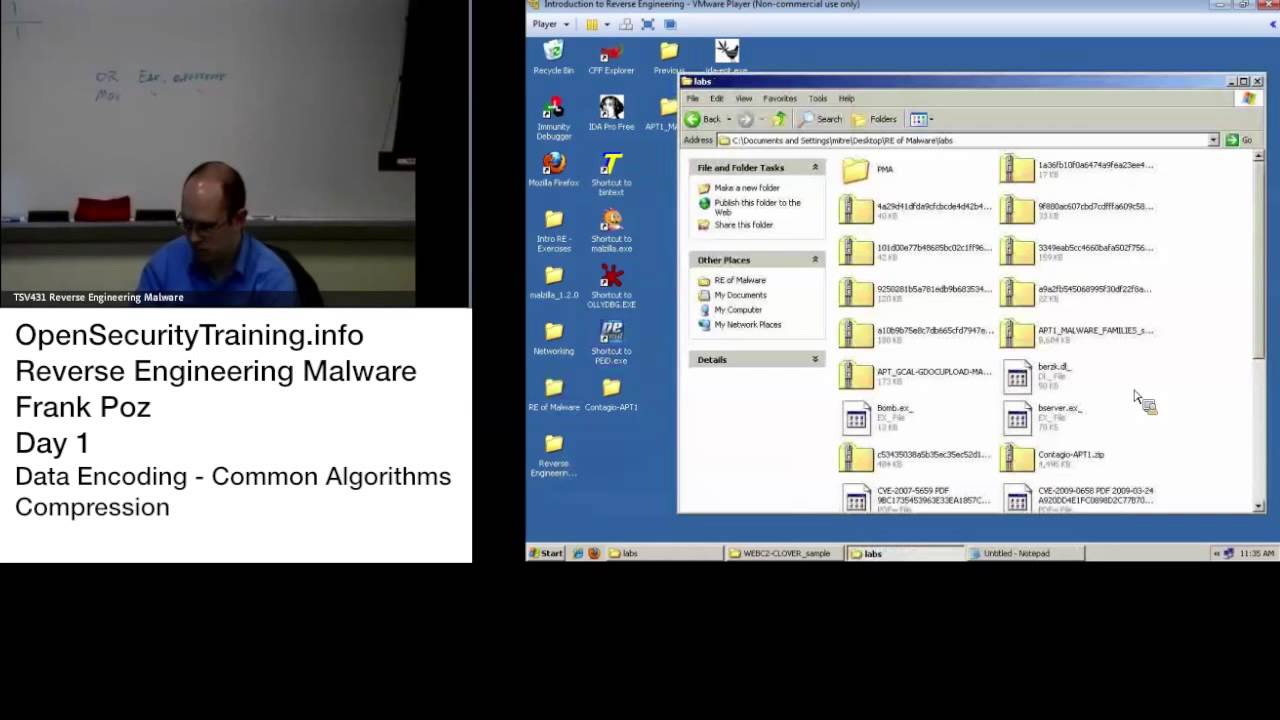 Reverse Engineering Malware Day 1 Part 13: Data Encoding - Common Algorithms - Compression