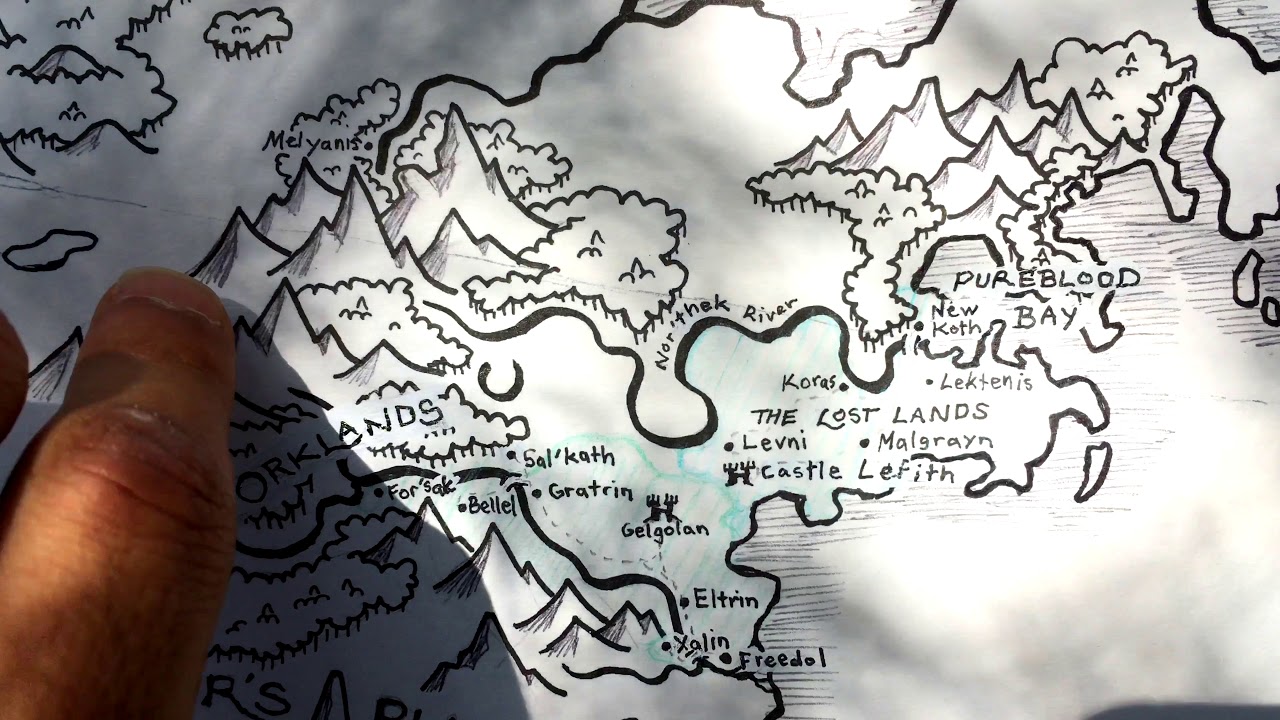 Worldbuilding Method for Fantasy Maps