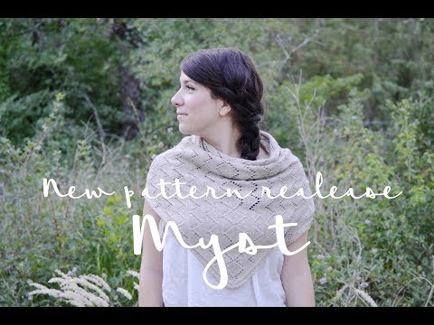 New pattern release: Myst shawl for Organic Knitters #organicsummerkal17