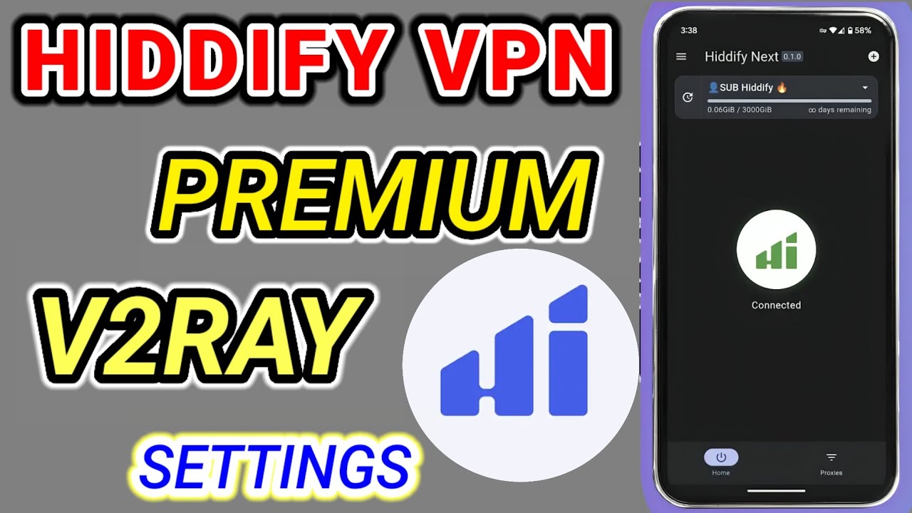 How to setup v2ray premium server with Hiddify VPN for secure browsing
