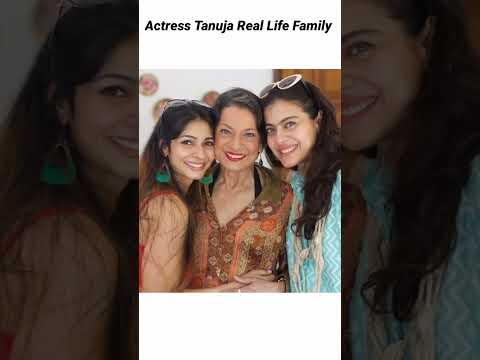 Actress Tanuja Real Life Family Husband & Daughters 👨👩👧👧 ll #shorts #archanasharmacreations