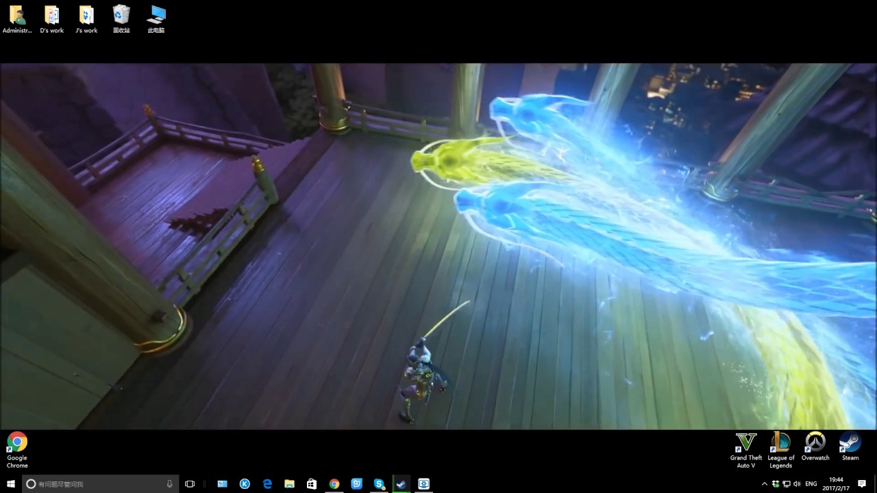 Wallpaper Engine | Hanzo vs. Genji | Wallpaper ;-)