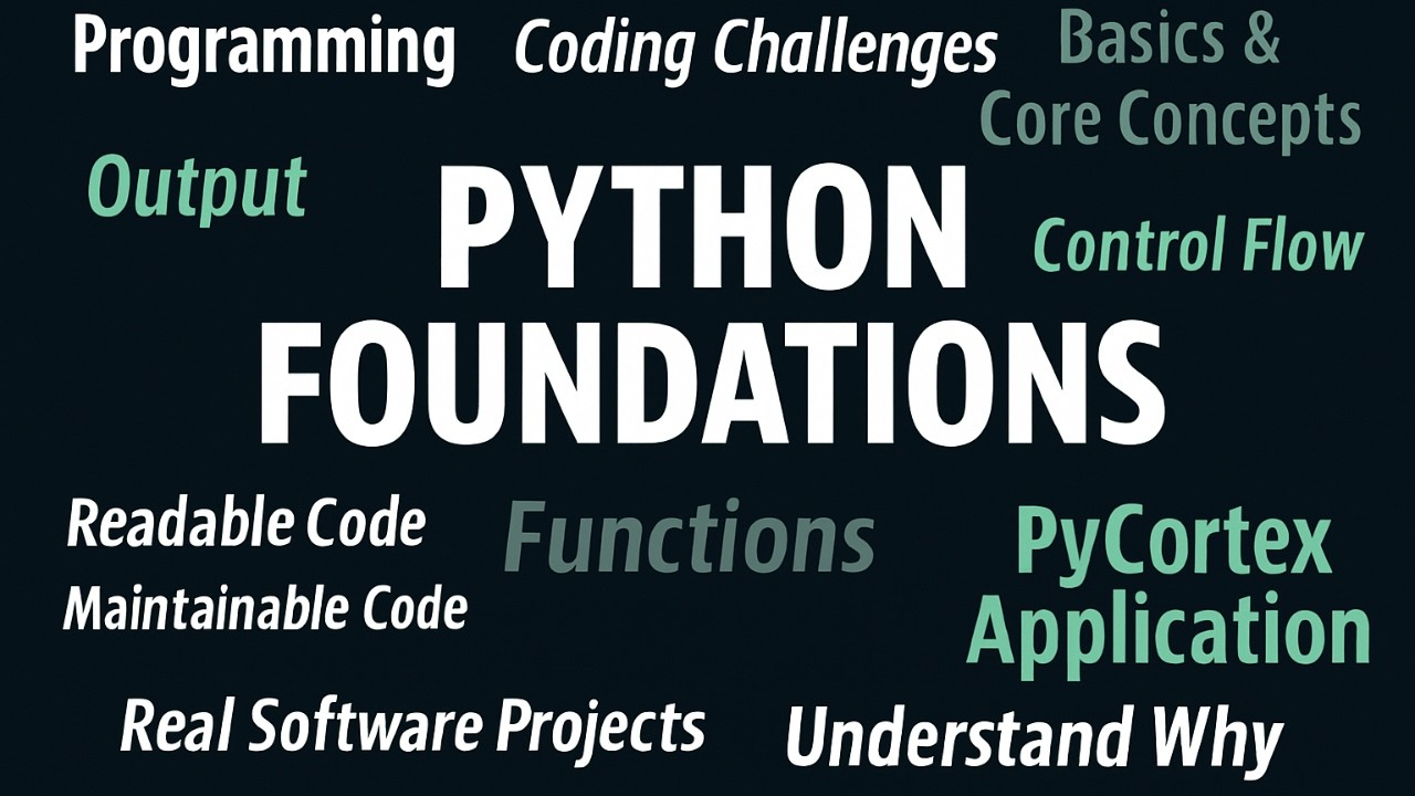 Module 1  Python Foundations