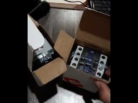New and old AC contactors CJX2s & CJX2