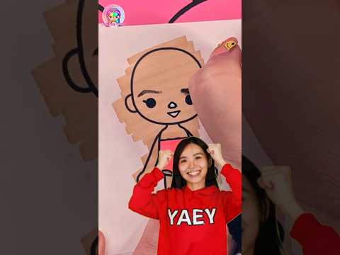 Siowei Toca Boca Drawing #paperdiy #youtuber #shorts