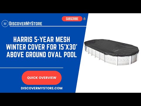 Harris 5-Year Mesh Winter Cover for 15'x30' Above Ground Oval Pool