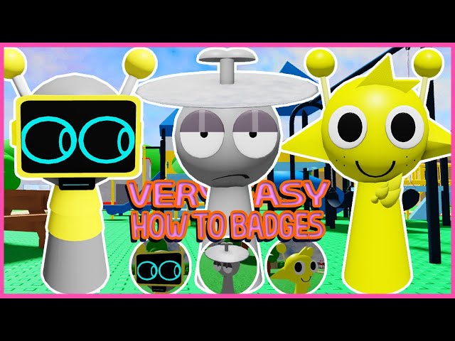 Roblox - Update - How to get 3 Badges in 3D Sprunki Roleplay [small ...