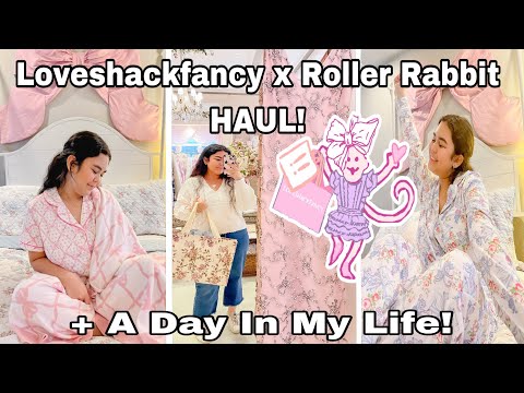 Loveshackfancy x Roller Rabbit Haul + A Day In My Life!