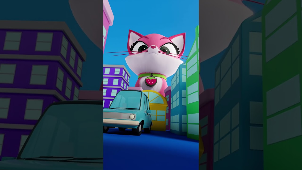 Gato gigante ataca! #brazil #moranguinho