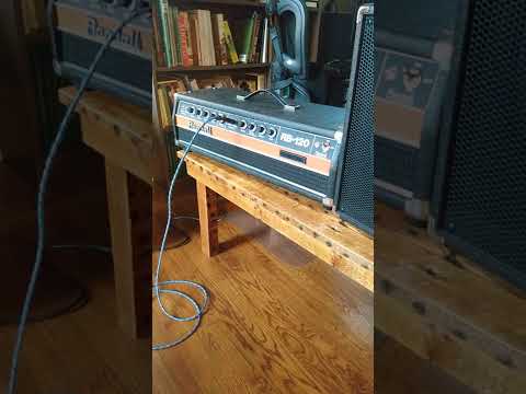 Randall Commander RB-120 Bass Head 1978 Black / Orange | Reverb