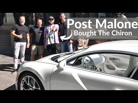 Post Malone Is Selling Angel, His One-of-One All-White 2019 Bugatti ...
