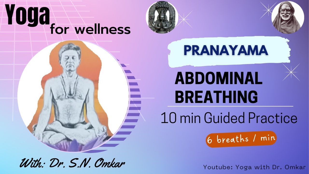 Abdominal Breathing (2/2) | 10 minutes Guided practice session | 6 breaths/min