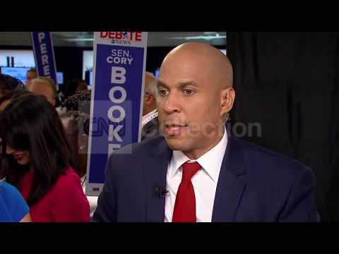 Cory Booker post-debate interview: 'People concerned about Biden'