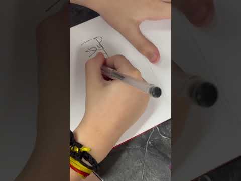 My Son is Writing his name First time in Hindi