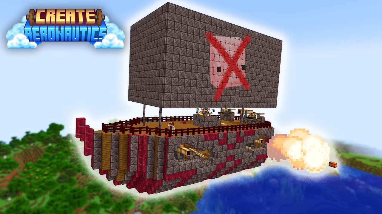 Gerg Challenged me to an AIRSHIP BATTLE in Create: Aeronautics!!