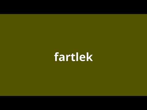 what is the meaning of fartlek