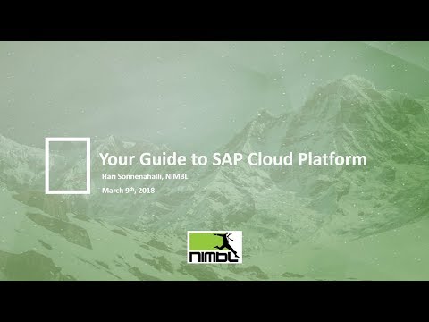 Webinar: Your Guide to SAP Cloud Platform