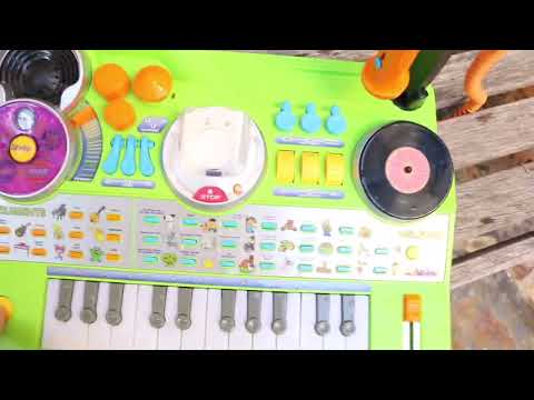 vTech Kidistar DJ Mixer and KidiJamz DJ Music Studio Piano Keyboard DOUBLE DESTRUCTION (Part 2)