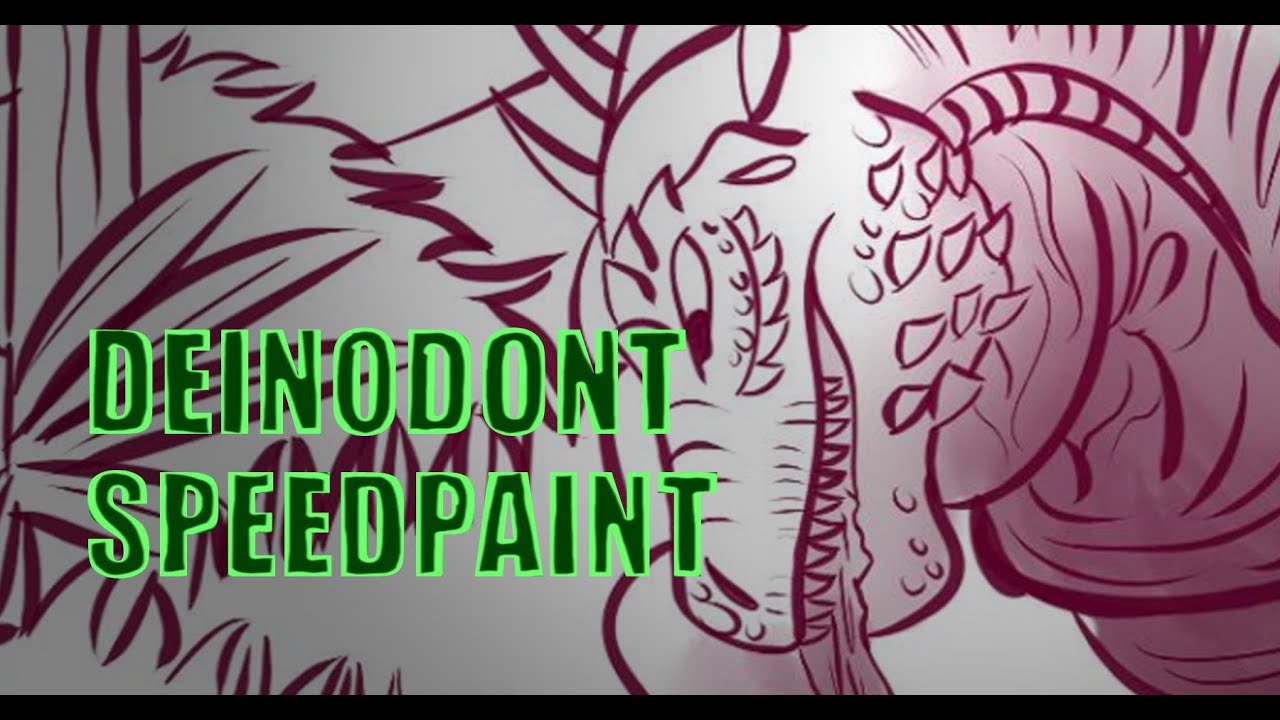 Victorian Dinosaurs: Deinodont speedpaint