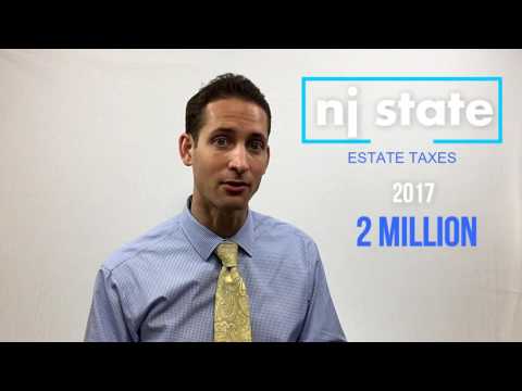 Important Tax Change - NJ Estate Taxes