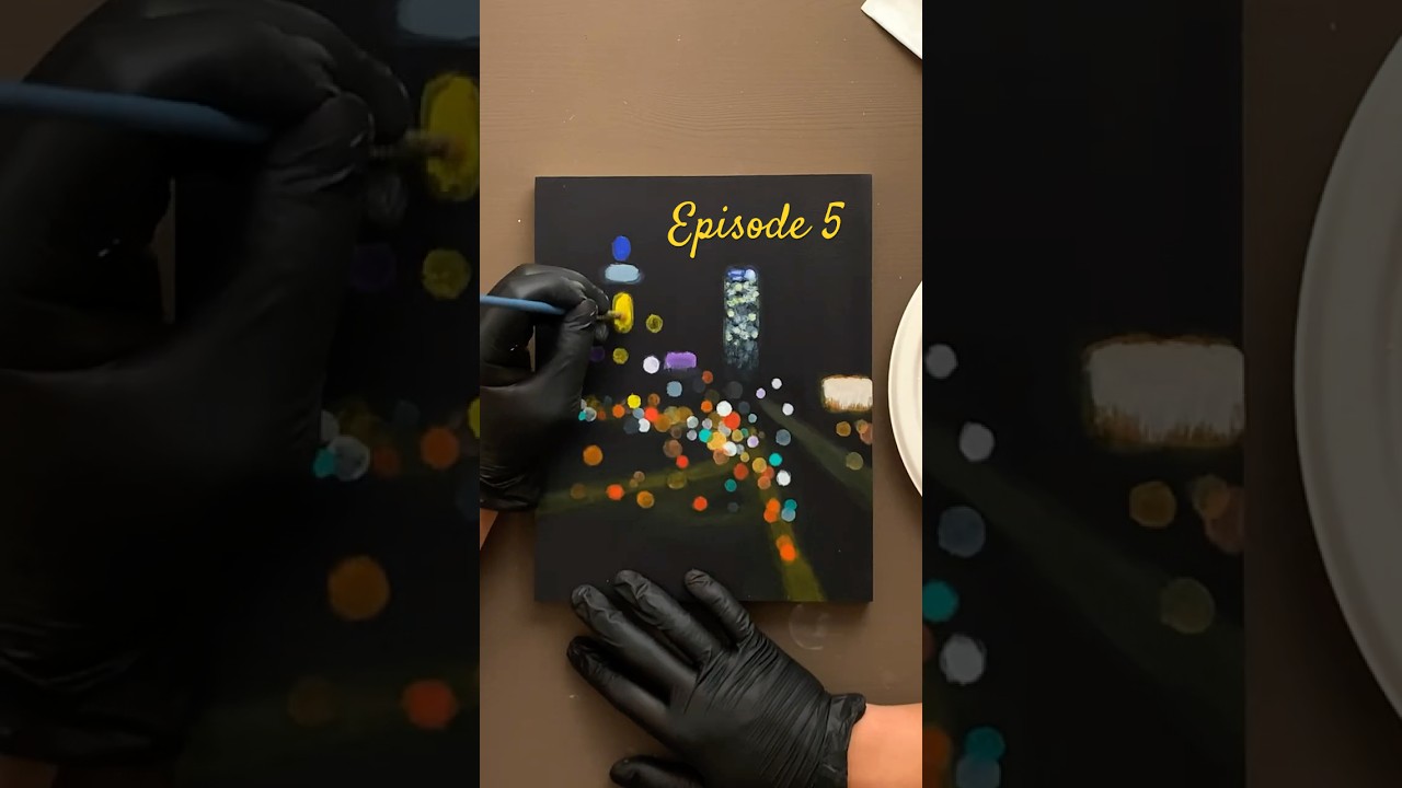 Day 5 of 30 - Bokeh Painting (beginner-friendly acrylic painting)