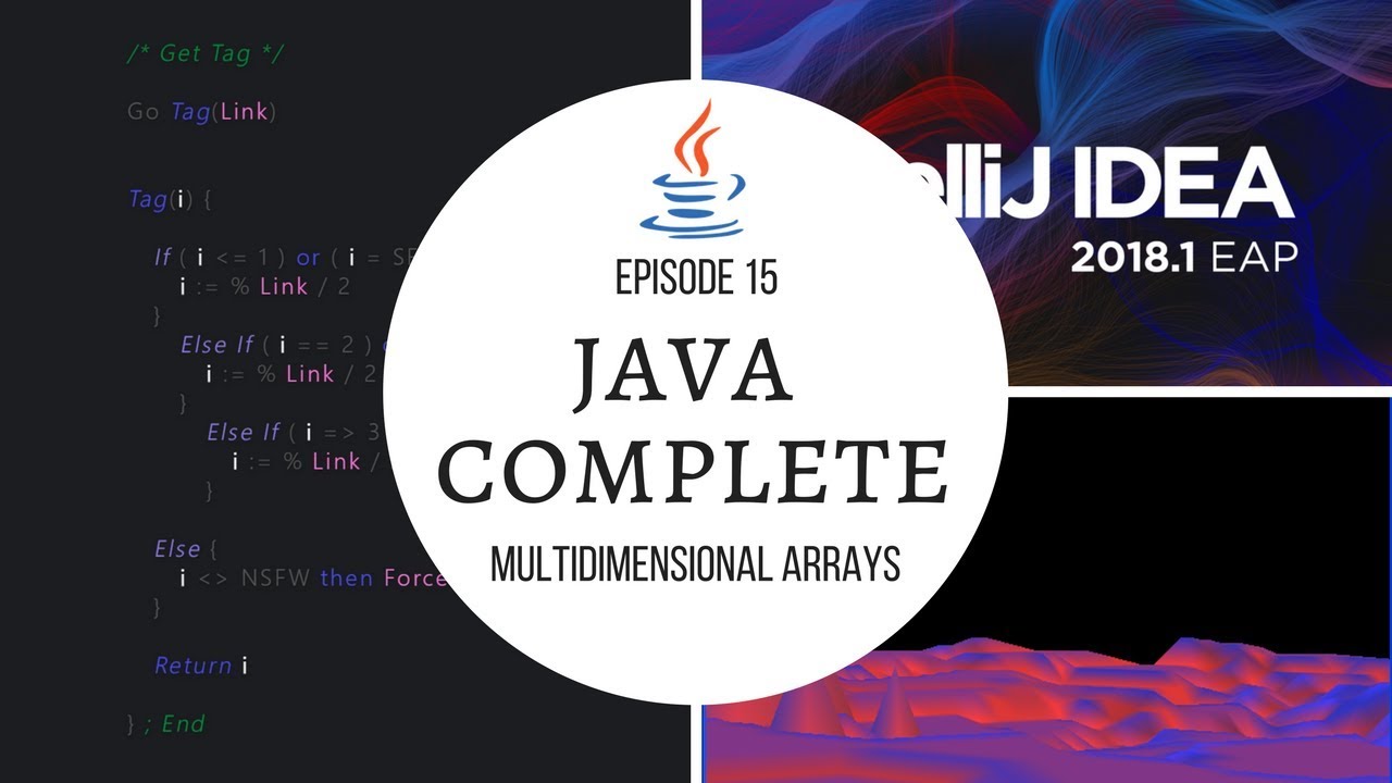 Java Complete Tutorial Ep. 15 - Multidimensional Arrays