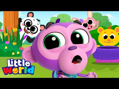 Playing Hide & Seek With Friends | Peekaboo Song | Kids Songs & Nursery Rhymes by Little World