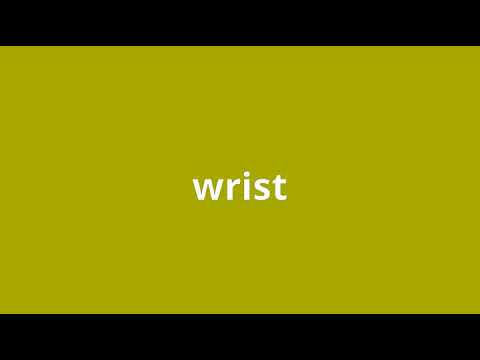 what is the meaning of wrist
