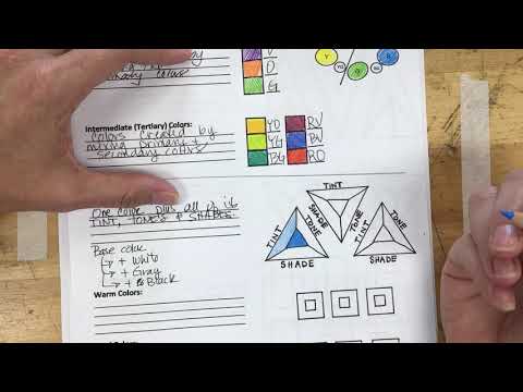 Monochromatic Color Scheme mini lesson