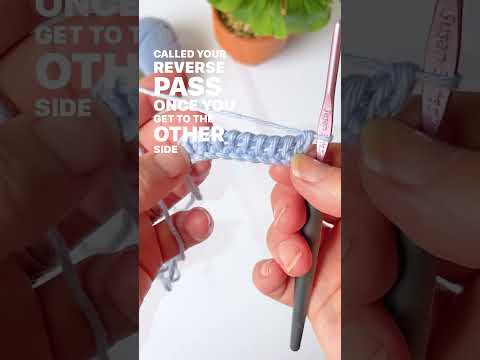 How to Crochet the Tunisian Simple Stitch in 60 seconds