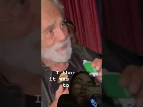 Tommy Chong tries the slick stick💨(The legend Approves)