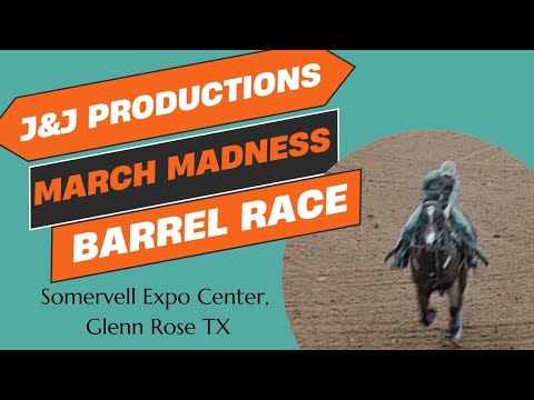 Barrel Racing Action! J & J Productions March Madness – Day 2, 2025 Glen Rose 🌹 TX