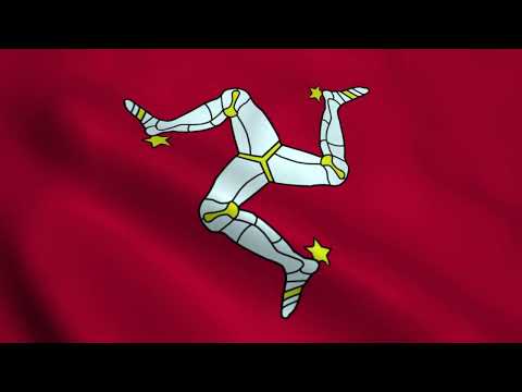 Isle of Man Flag Waving 🇮🇲