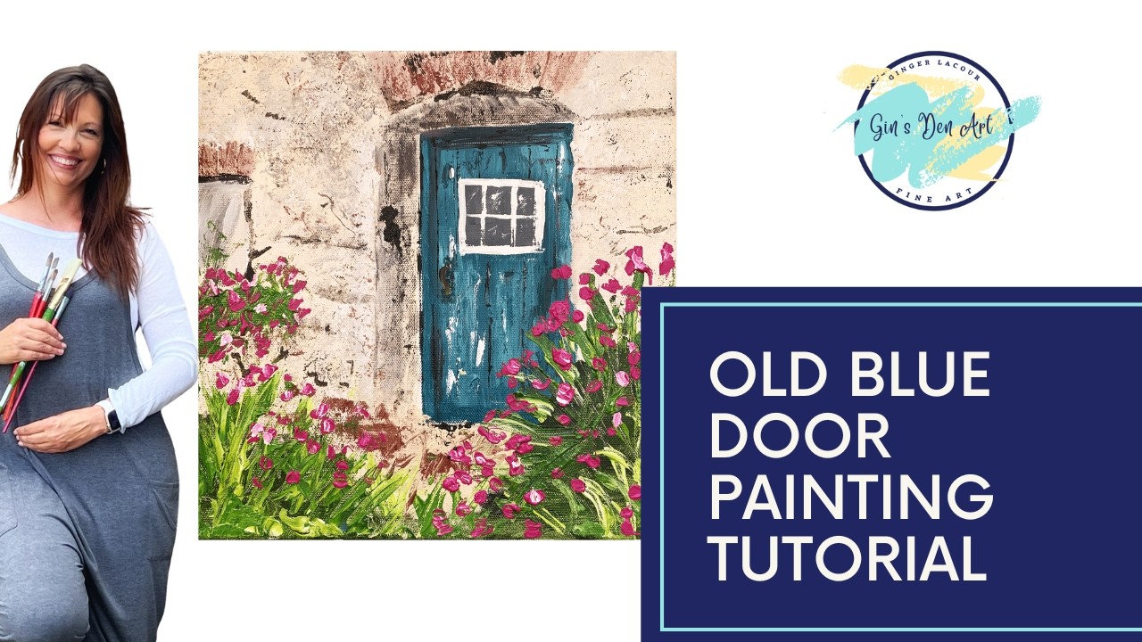 Learn to paint with Gin.  Blue Door Painting