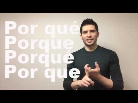 Difference between Por qué, Porque, Por que and Porqué