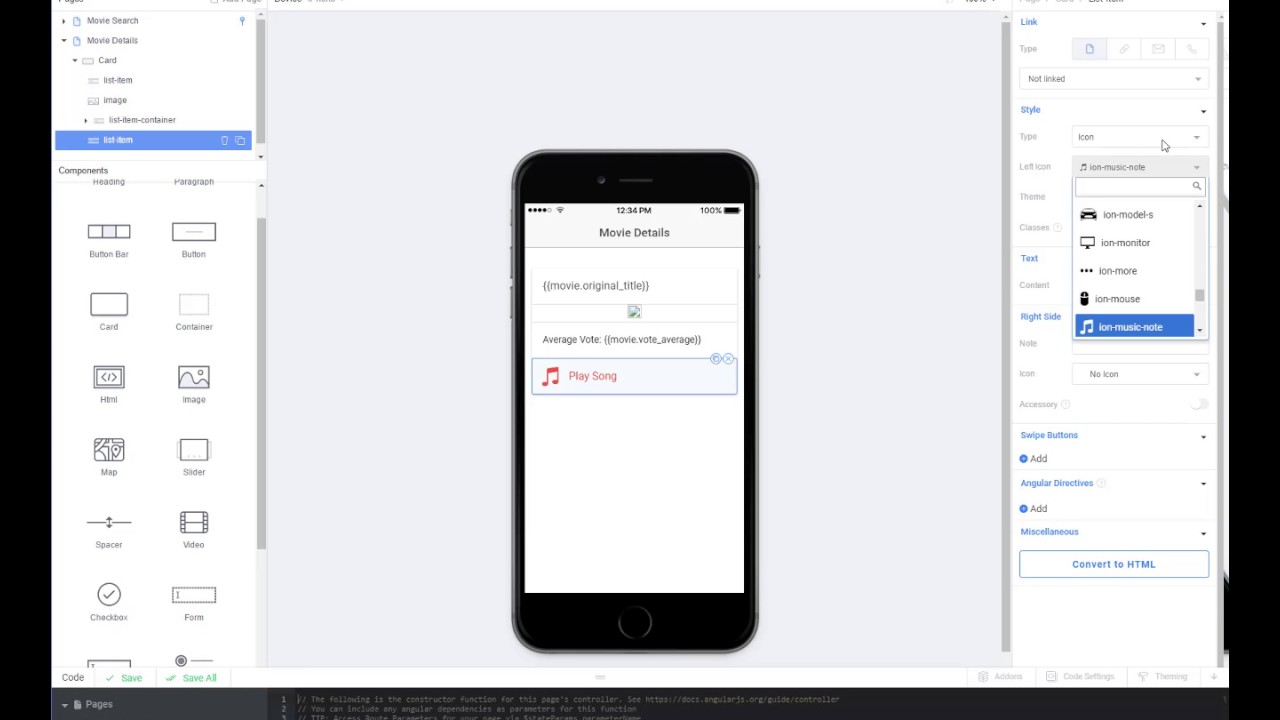 Ionic - Connecting to a Web Service Part 2