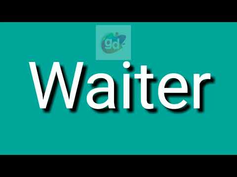 Waiter meaning//Googul Dictionary//